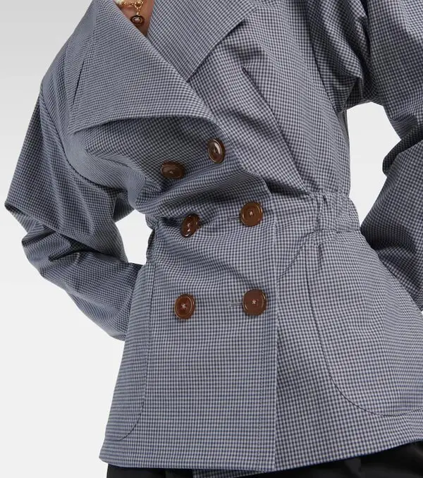 VIVIENNE WESTWOOD Gingham Cotton Jacket