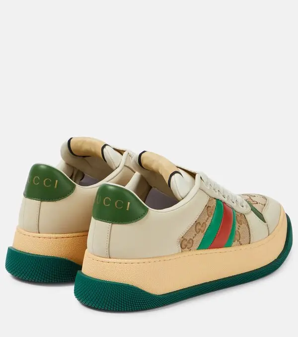 Gucci Screener Leather Sneakers
