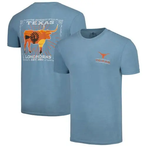 IMAGE ONE Texas Longhorns State Scenery Comfort Colors T-shirt