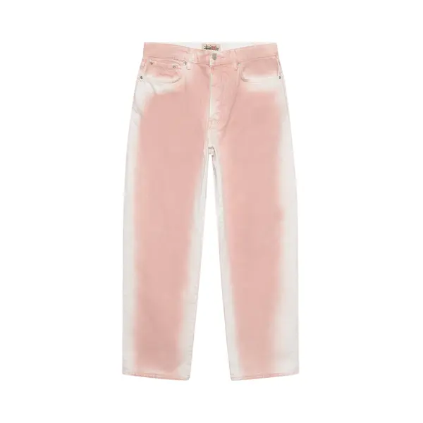 StÜssy Spray Dye Big Ol' Jeans - Pink