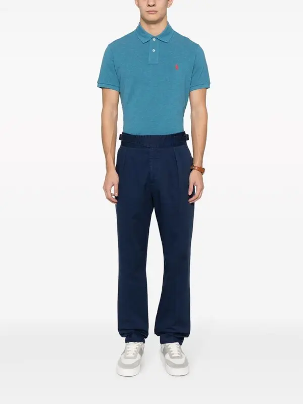 Polo Ralph Lauren Polo Pony-embroidered Polo Shirt - Blue
