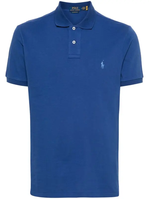 Polo Ralph Lauren Polo Pony-embroidered Polo Shirt - Blue