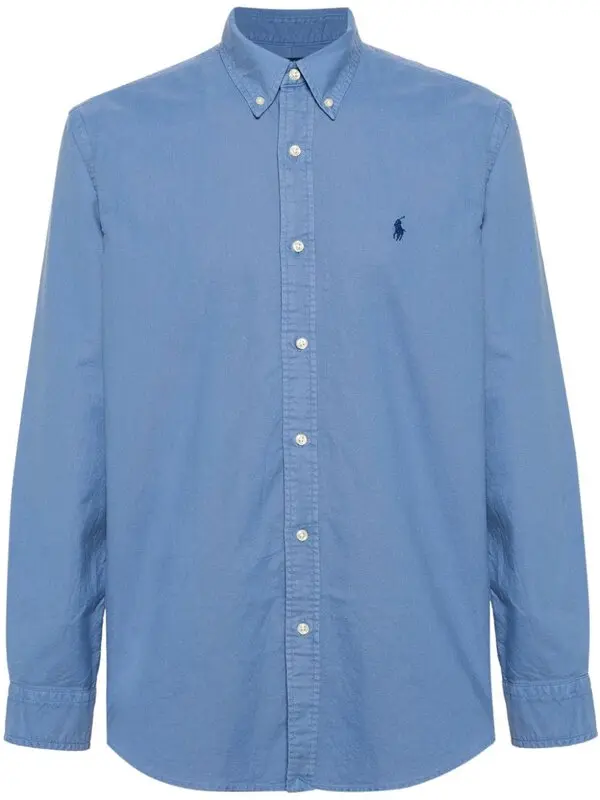 Polo Ralph Lauren Polo Pony-embroidered Shirt - Blue