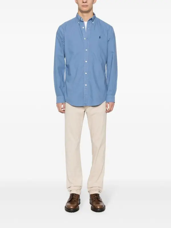 Polo Ralph Lauren Polo Pony-embroidered Shirt - Blue