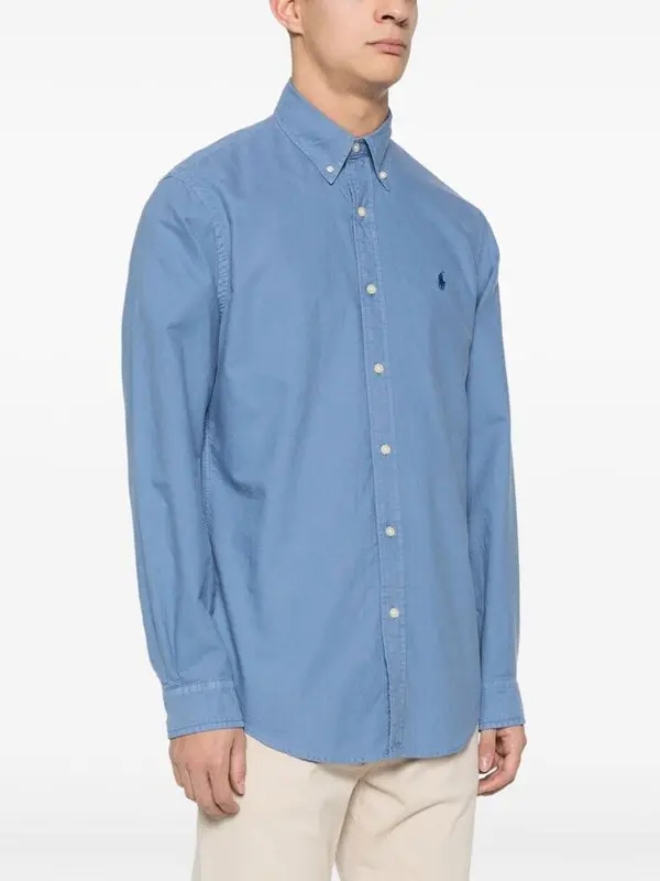 Polo Ralph Lauren Polo Pony-embroidered Shirt - Blue