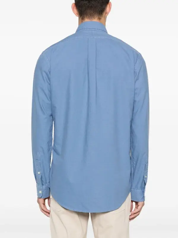 Polo Ralph Lauren Polo Pony-embroidered Shirt - Blue