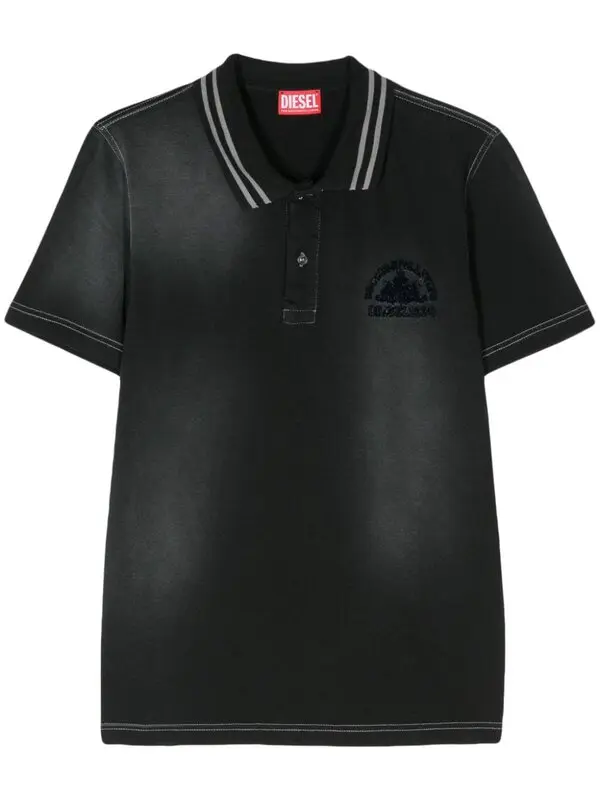 DIESEL® T-smid Cotton Polo Shirt