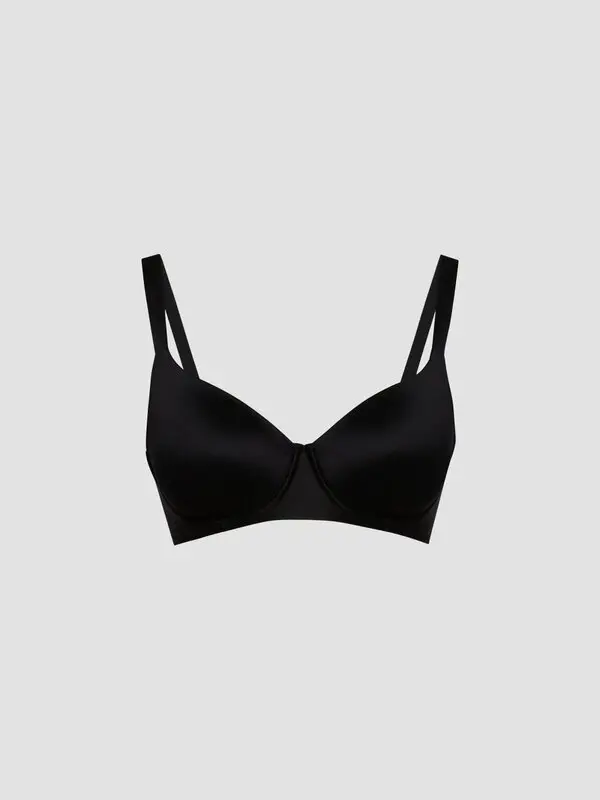 Wolford Sheer Touch Soft Cup Bra - Black