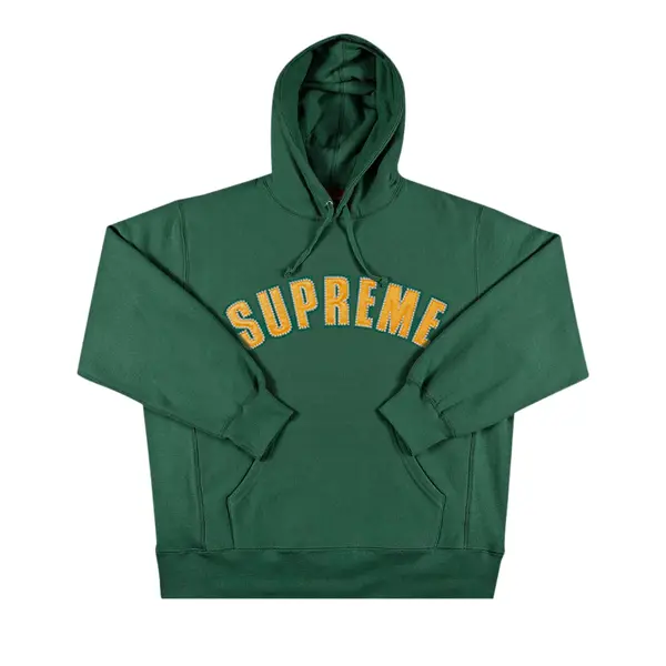 Supreme Pearl Logo Hooded Sweatshirt - Green