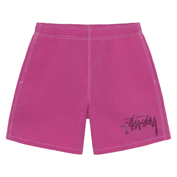 StÜssy X Our Legacy Work Shop Water Short 'magenta - Pink