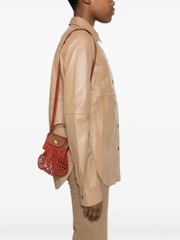 Longchamp Le Pliage Filet Mesh Mini Bag
