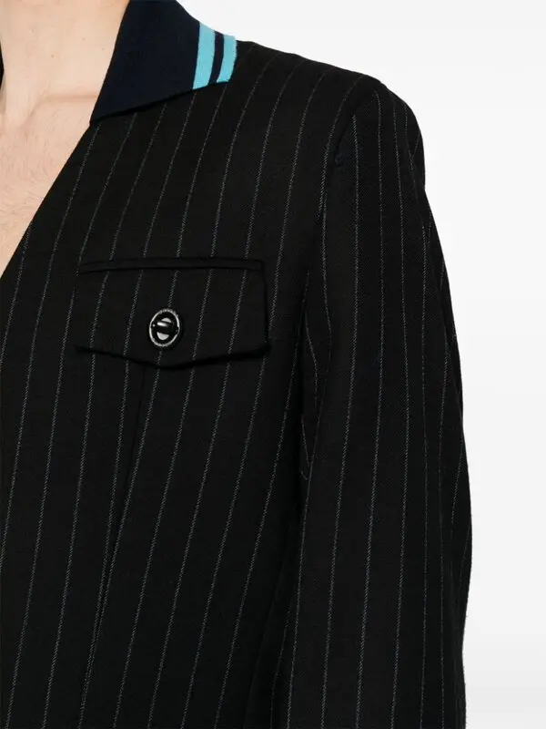 BOTTER Striped Knit-collar Jacket