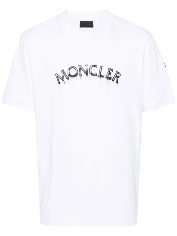 Moncler Logo-print Cotton T-shirt - White