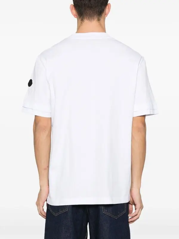 Moncler Logo-print Cotton T-shirt - White