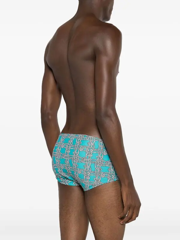 AMIR SLAMA Graphic-print Swimming Trunks