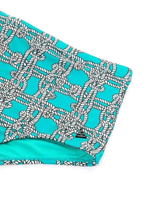 AMIR SLAMA Graphic-print Swimming Trunks