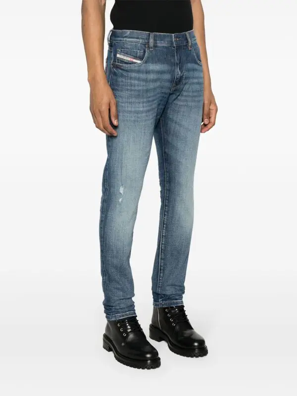 DIESEL® D-strukt Mid-rise Slim-fit Jeans - Blue