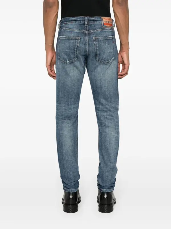 DIESEL® D-strukt Mid-rise Slim-fit Jeans - Blue