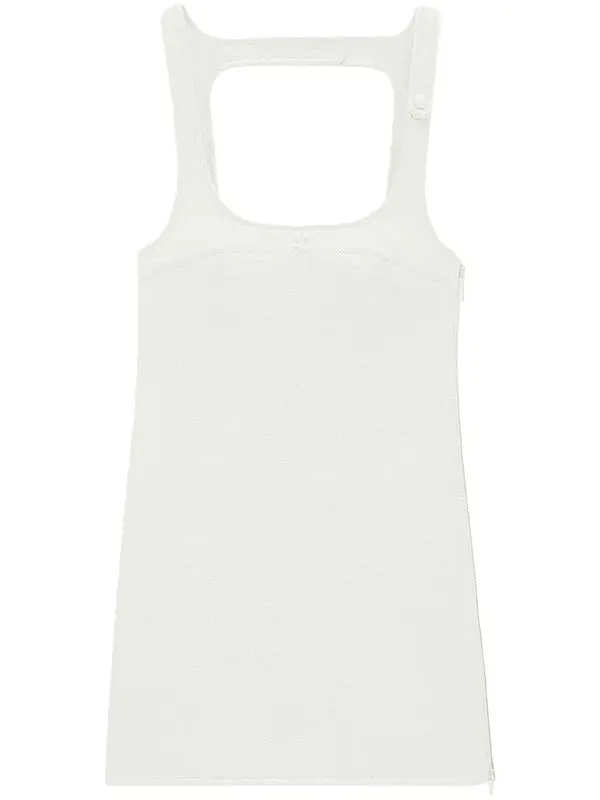 COURREGES Reedition Vinyl Mini Dress