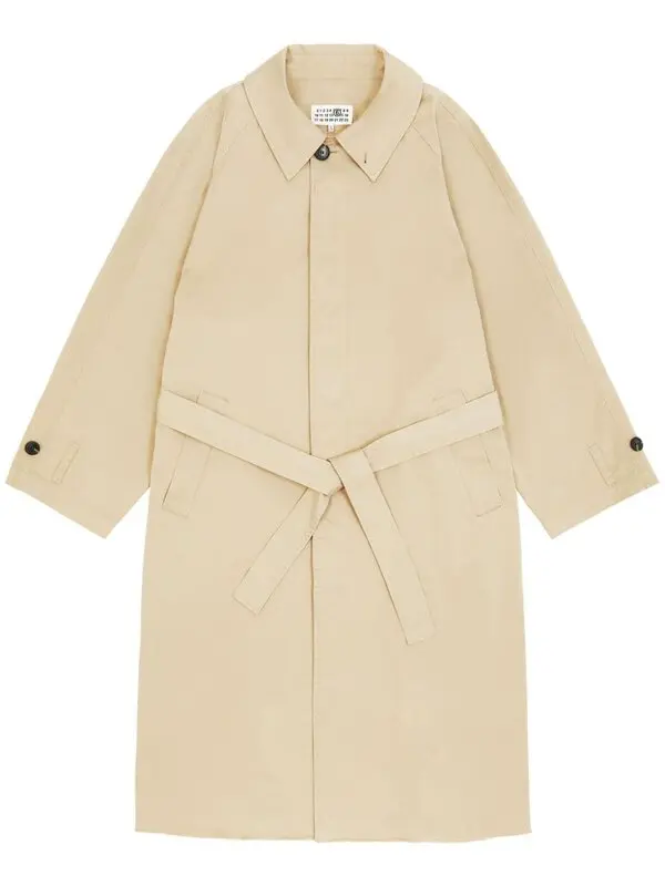 MAISON MARGIELA Raw-hem Trench Coat
