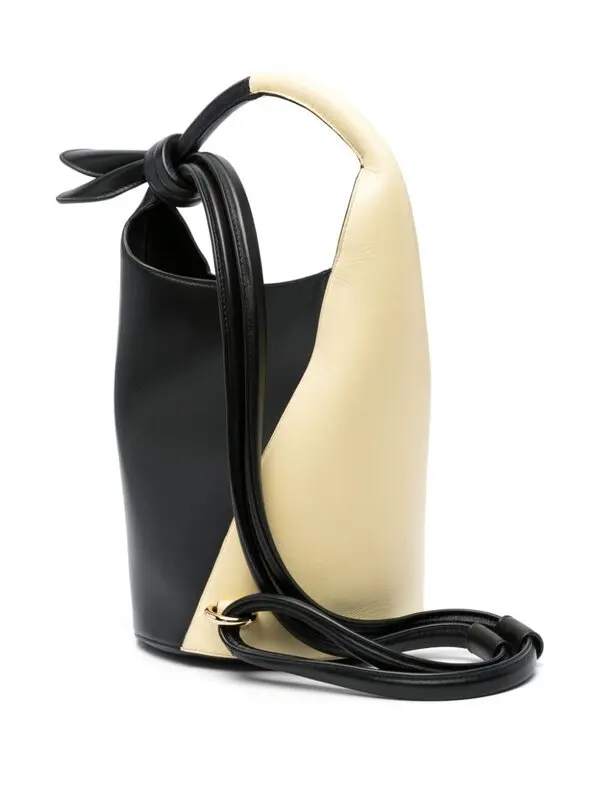 Jacquemus Le Petit Tourni Leather Bucket Bag - Yellow