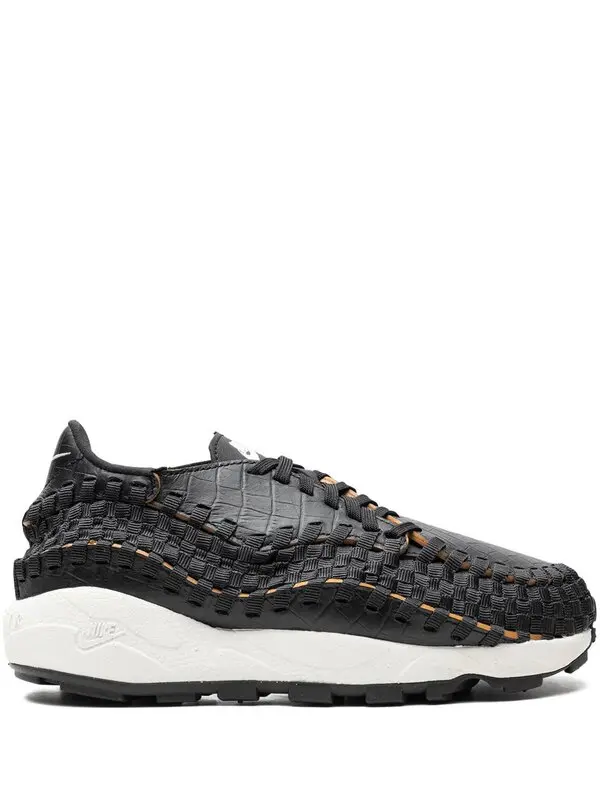 Nike Air Footscape Woven Premium Sneakers - Black