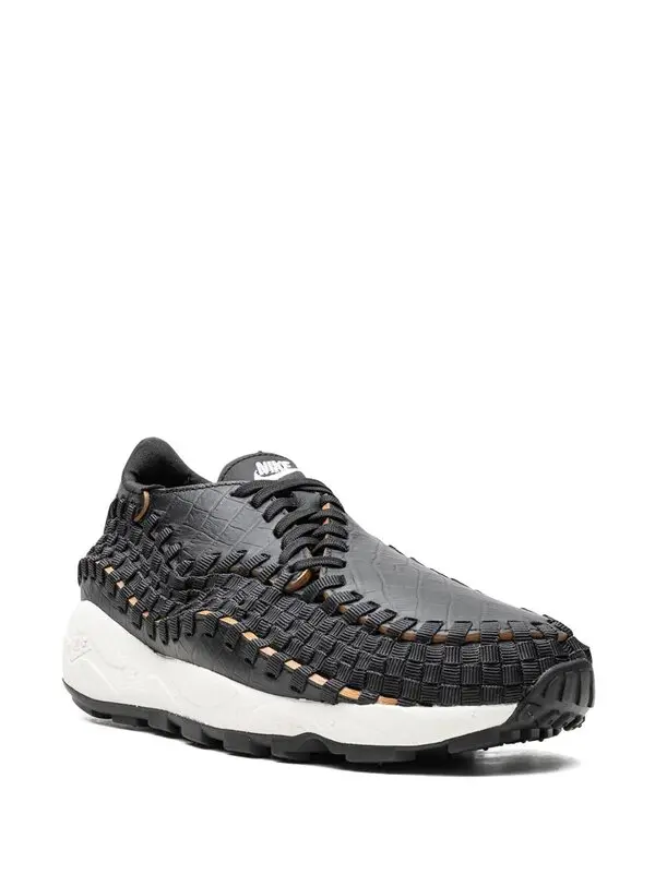Nike Air Footscape Woven Premium Sneakers - Black