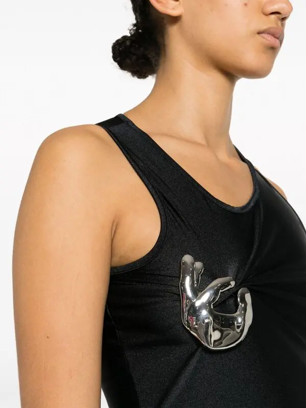 Coperni Single Emoji Jersey Dress