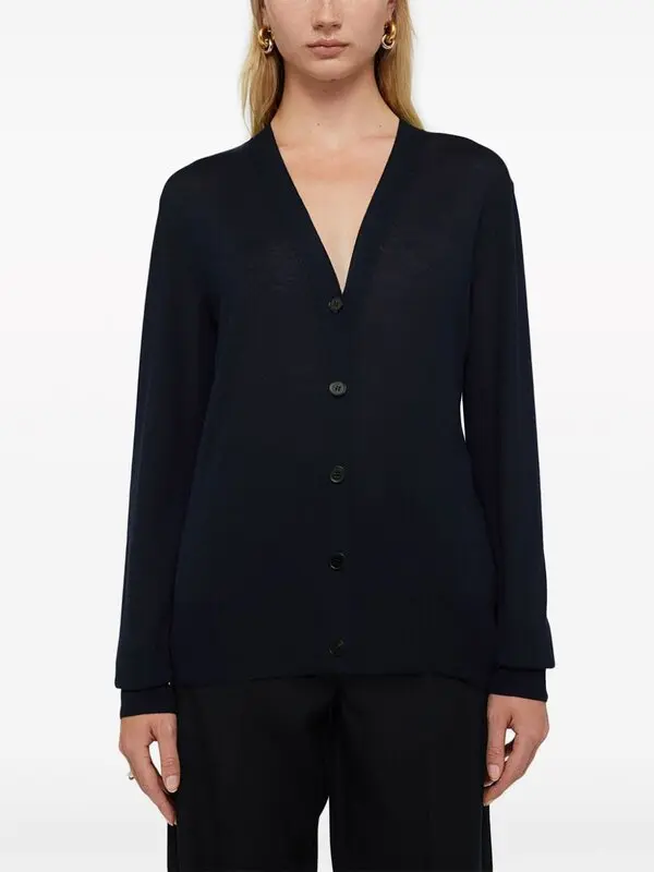 JIL SANDER V-neck Cashmere Cardigan