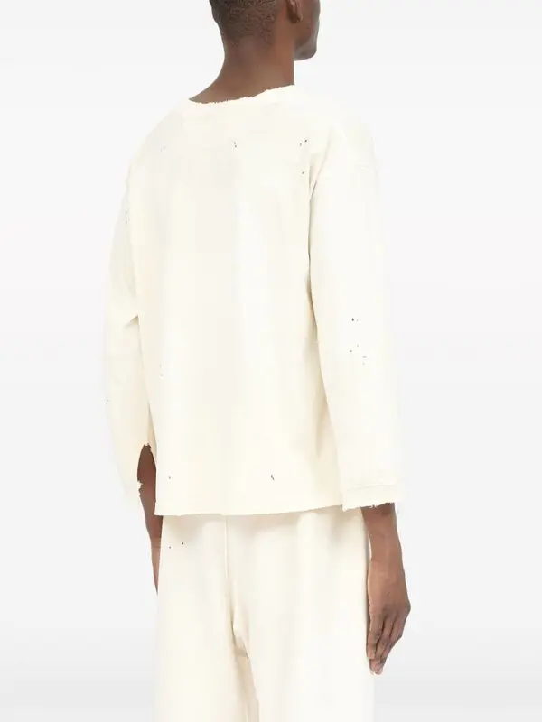 MAISON MARGIELA Cotton Sweatshirt With Hand-drawn Logo