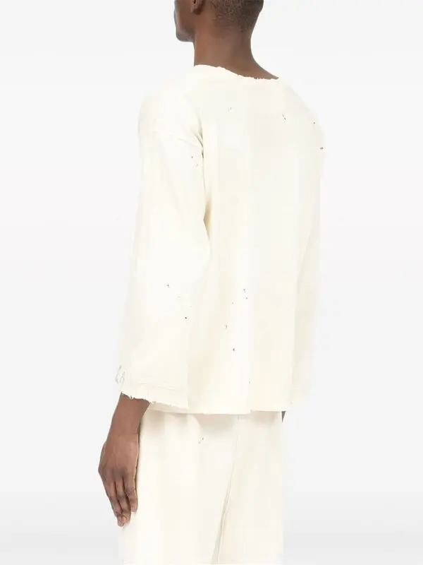 MAISON MARGIELA Cotton Sweatshirt With Hand-drawn Logo