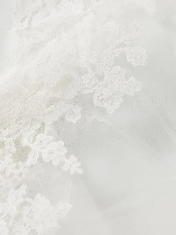 Carine Gilson Lace-appliqué Maxi Dress
