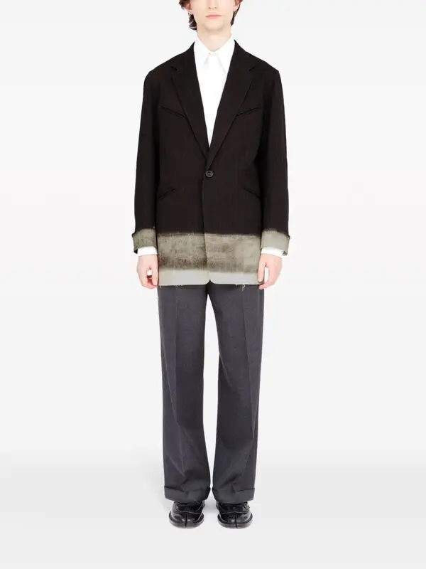 MAISON MARGIELA Pendleton Pinstripe Blazer
