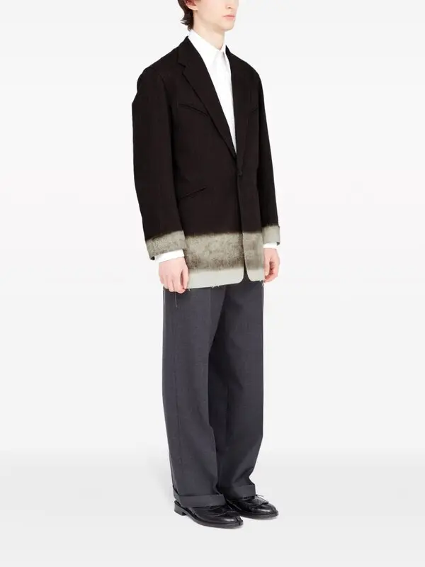 MAISON MARGIELA Pendleton Pinstripe Blazer