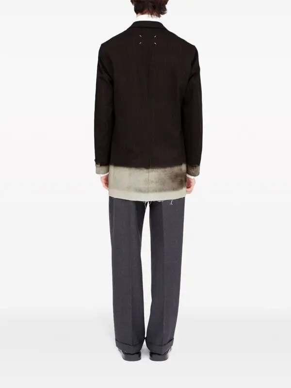 MAISON MARGIELA Pendleton Pinstripe Blazer