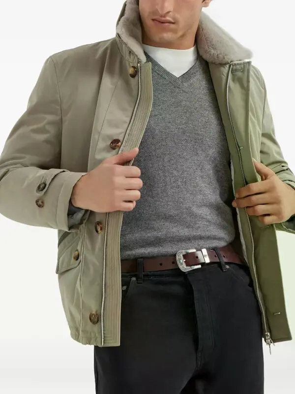 Brunello Cucinelli V-neck Sweater - Grey