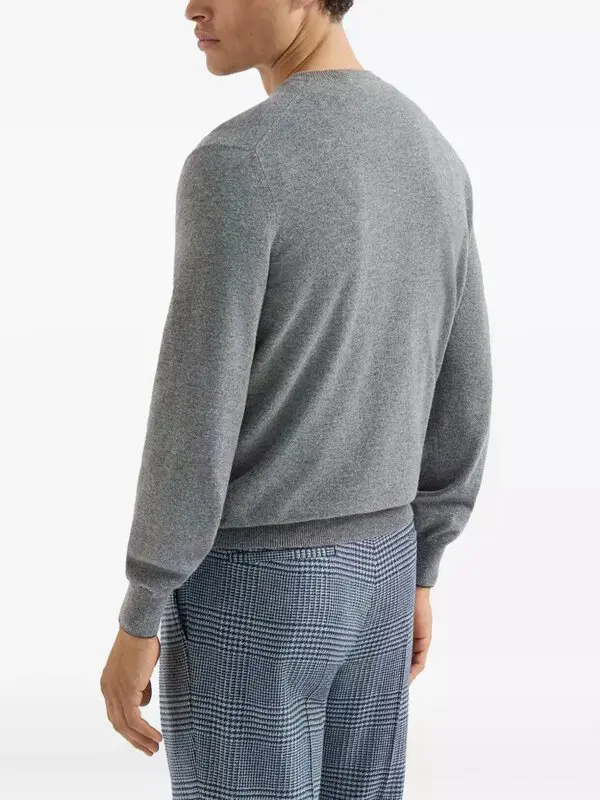 Brunello Cucinelli V-neck Sweater - Grey