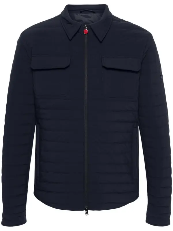 Kiton Lightweight Padded Jacket - Blue