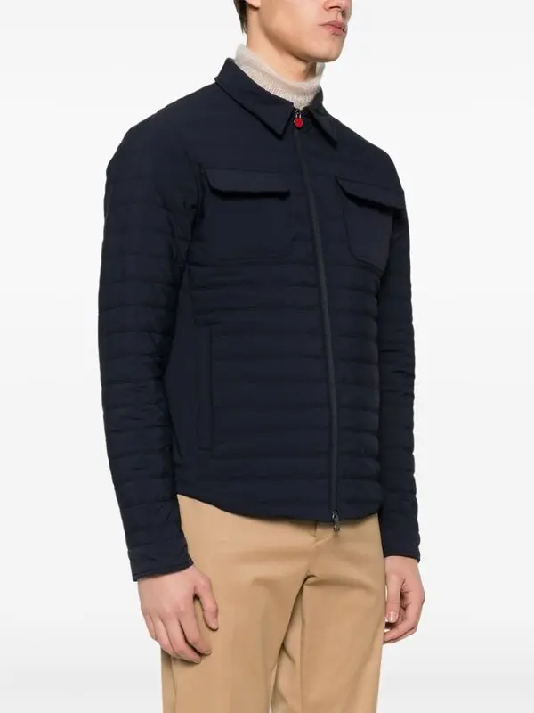 Kiton Lightweight Padded Jacket - Blue