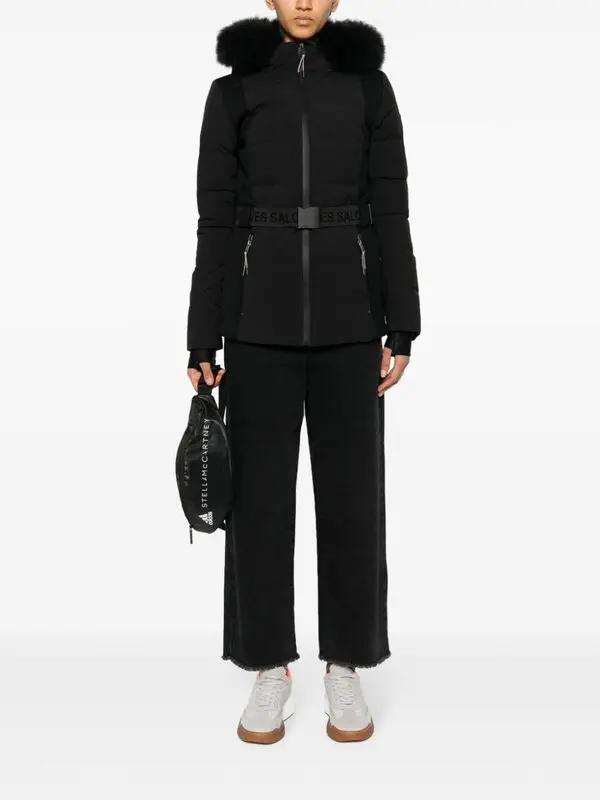 YVES SALOMON Colourblock Puffer Jacket