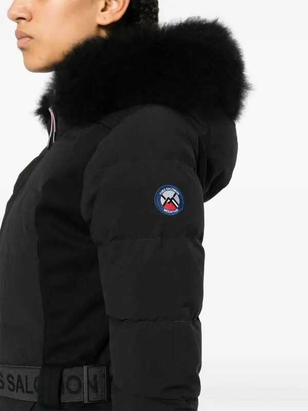 YVES SALOMON Colourblock Puffer Jacket