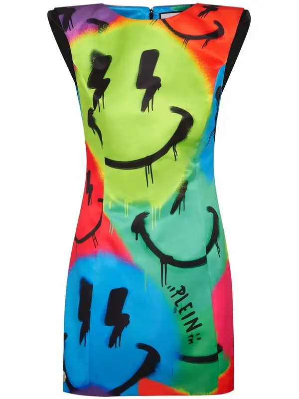 Philipp Plein Graphic-print Mini Dress