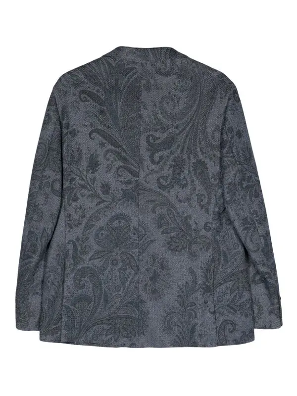 Etro Paisley-jacquard Cotton Blazer