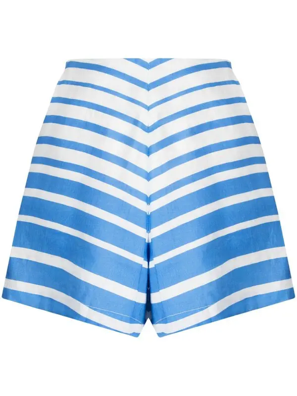 BAMBAH Sicily Striped Linen Shorts