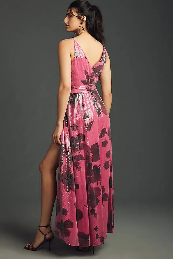 maxi dress with back tie Blanco Tie Back Long Flowy Maxi Dress