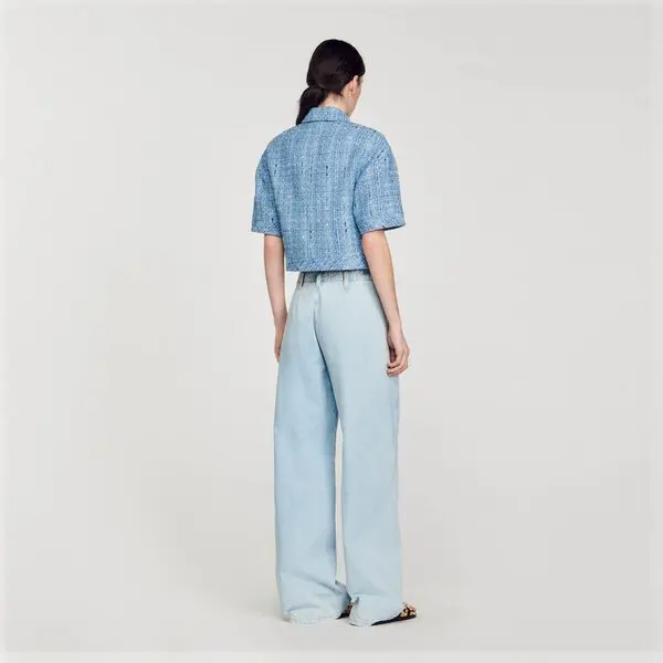 Sandro Short Tweed Jacket