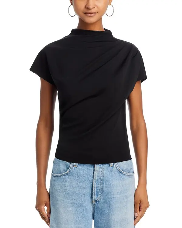 Line & Dot Lennon Top - Black