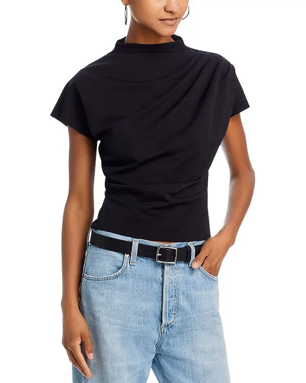 Line & Dot Lennon Top - Black