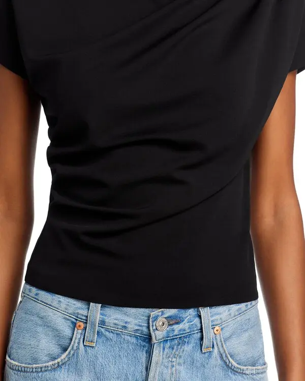 Line & Dot Lennon Top - Black