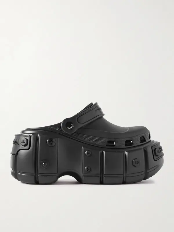 Balenciaga Rubber Platform Sandals